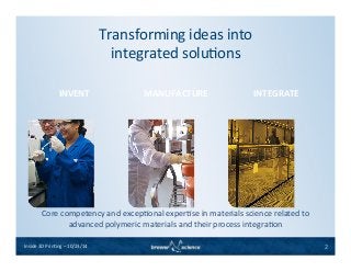 Inside3DPrintingSantaClara_CarltonWashburn | PDF | Technology & Computing