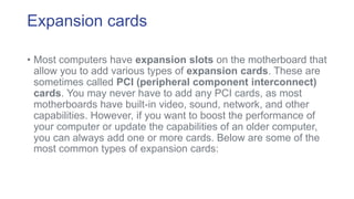 Inside a computer case | PPTX