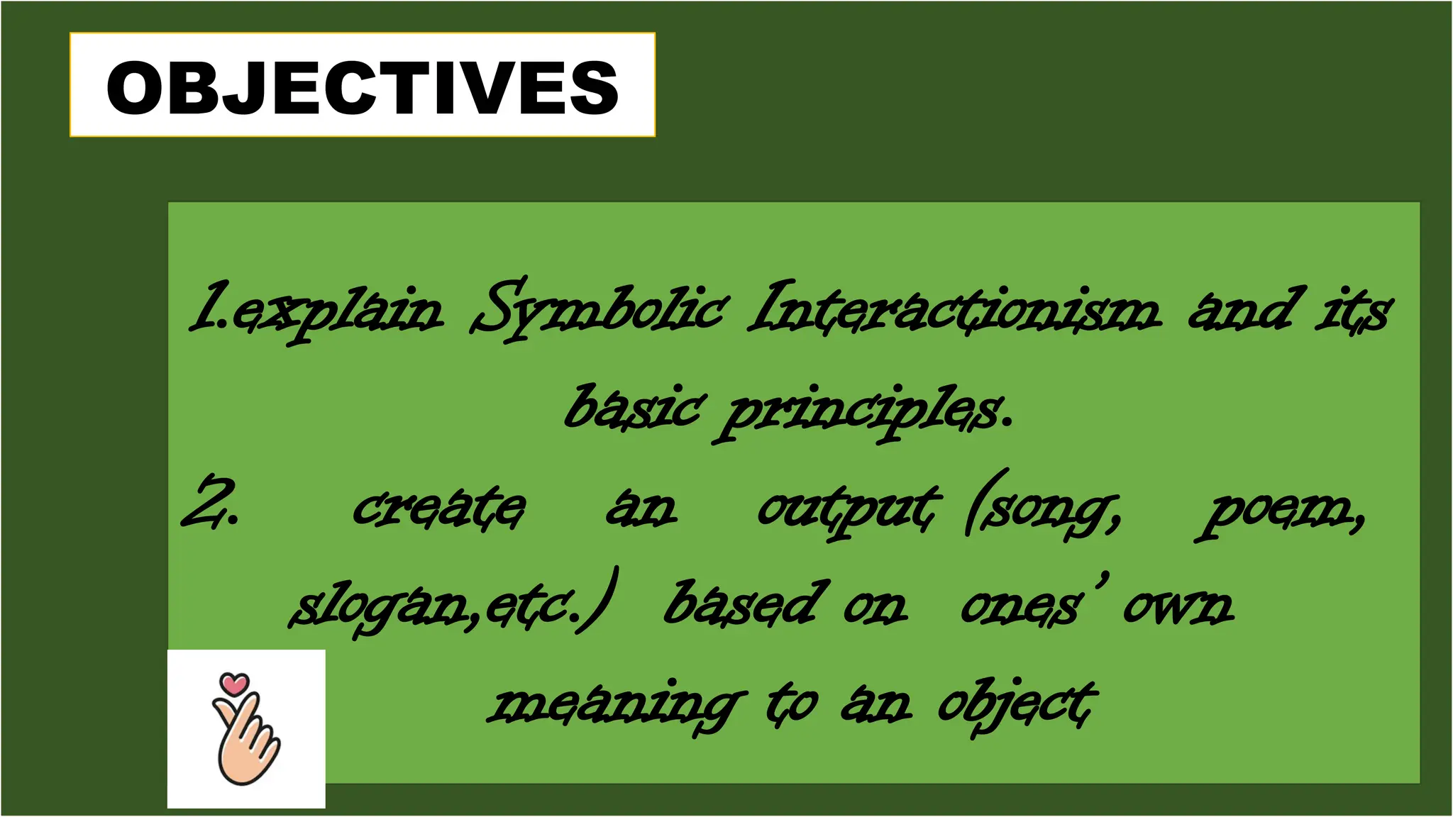 SYMBOLISM INTERACTIONISM POWERPOINT FOR HUMSS | PPTX