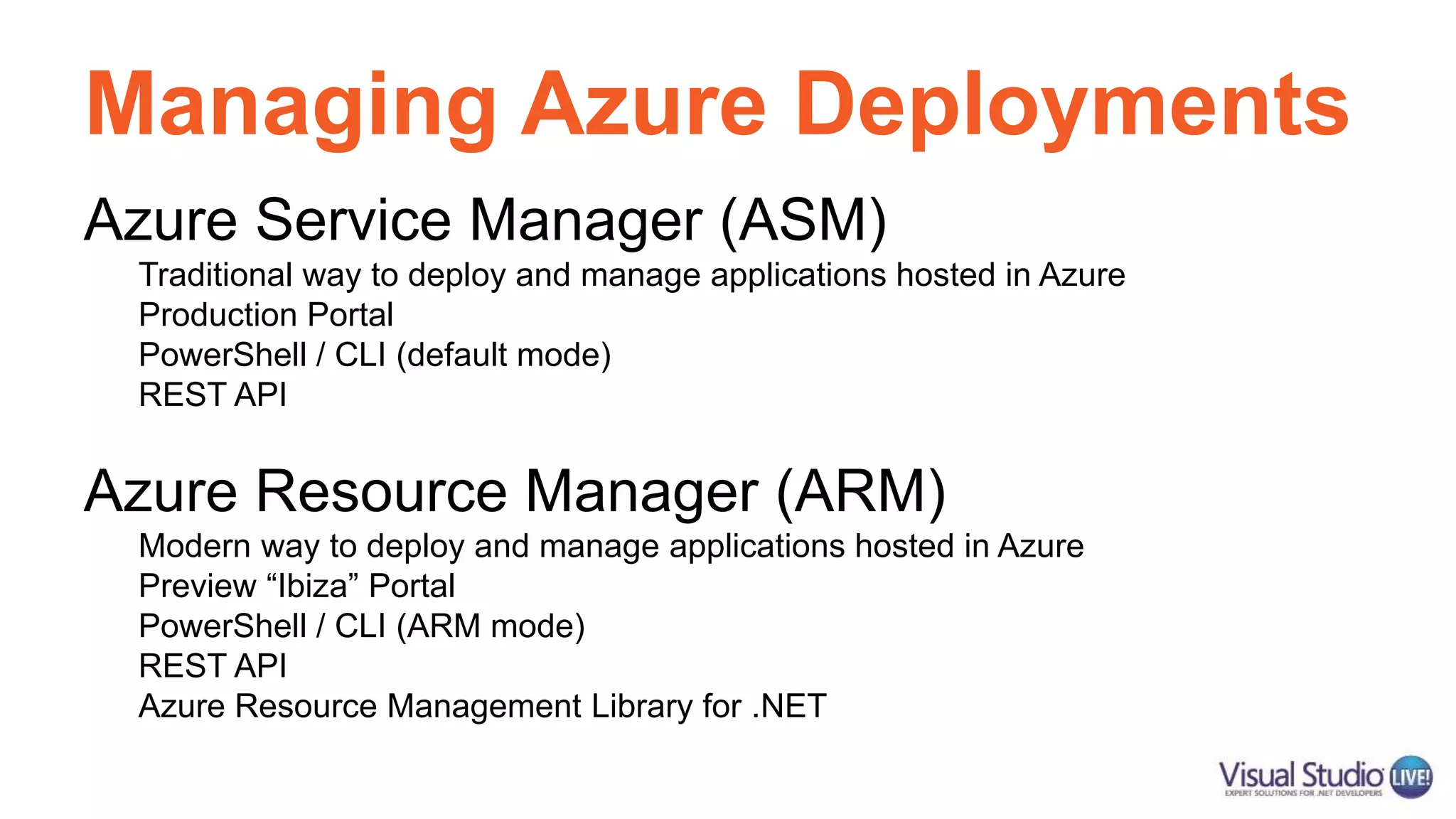 Inside Azure Resource Manager | PPTX