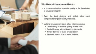 Inside Brick & Bolt’s Material Procurement Process Ensuring Quality at ...