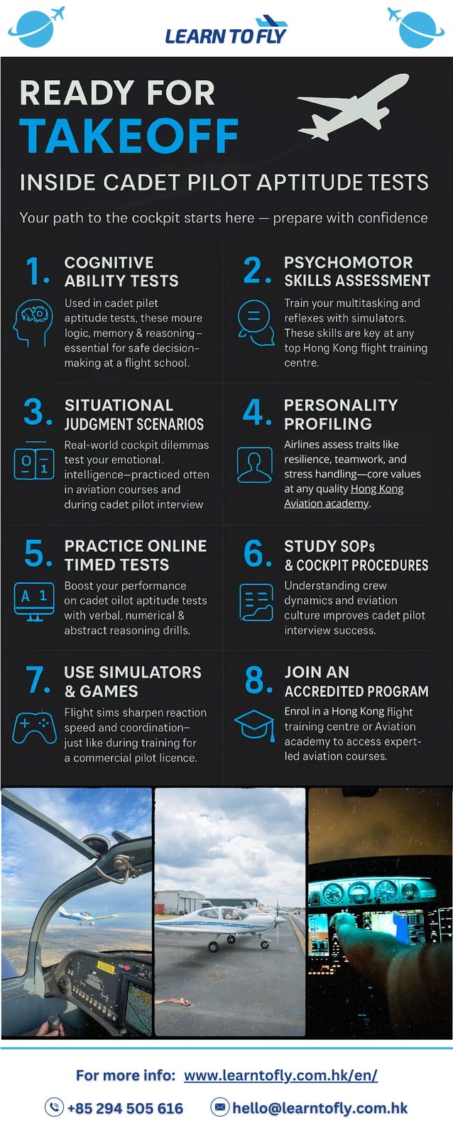 Inside Cadet Pilot Aptitude Tests | Learn To Fly Hong Kong | PDF