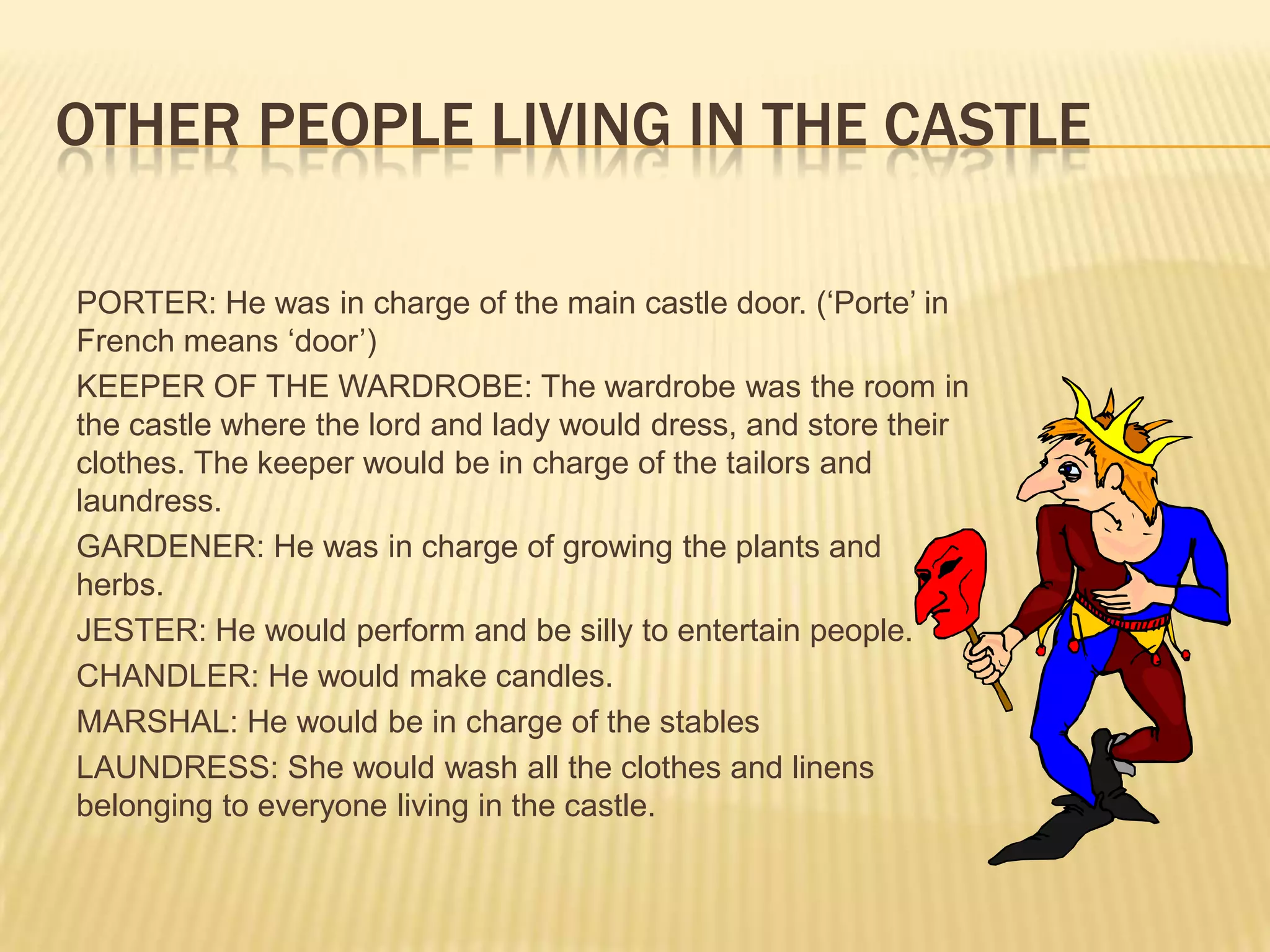 Inside castles | PPT