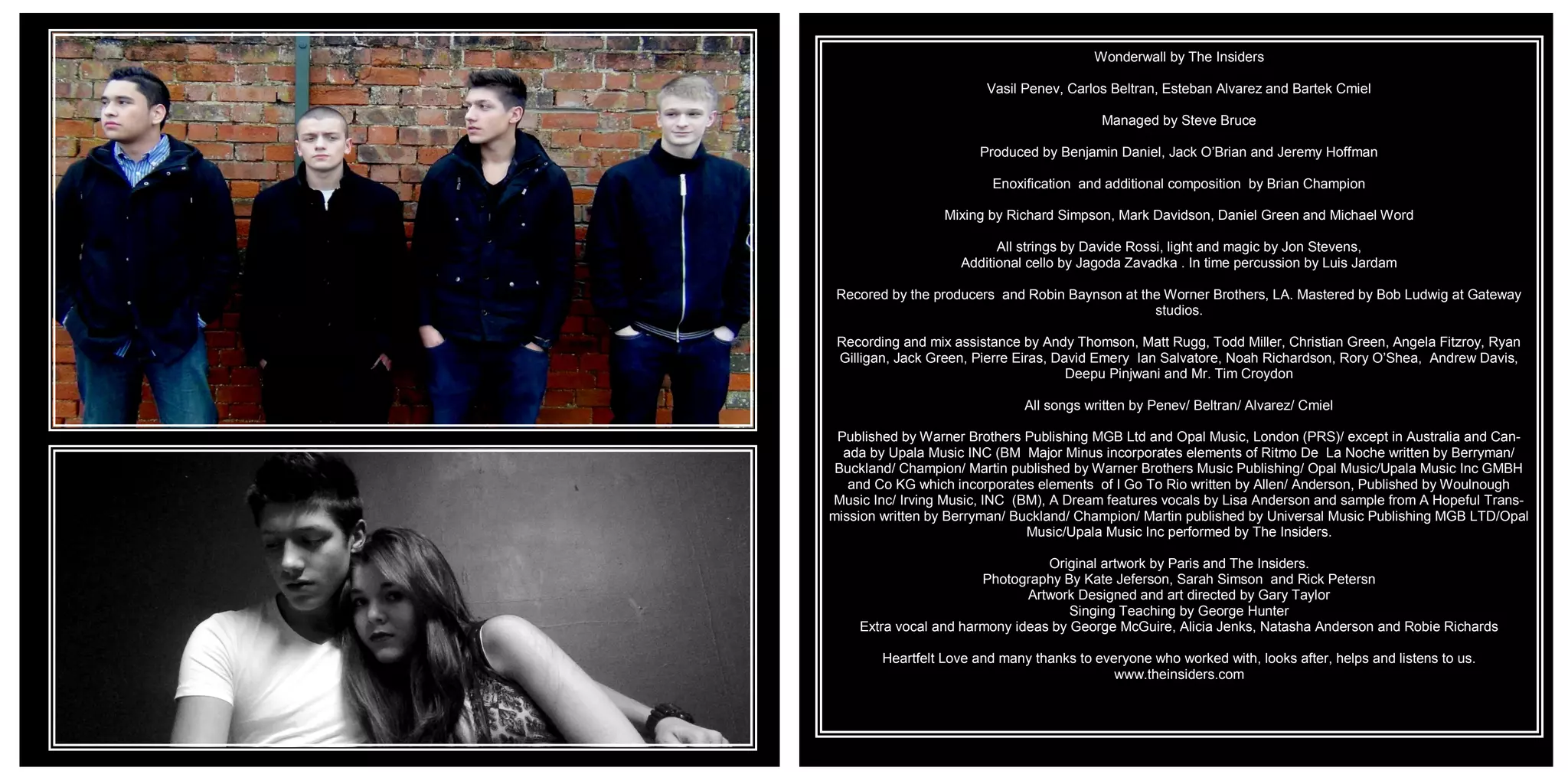 Inside cd cover | PDF