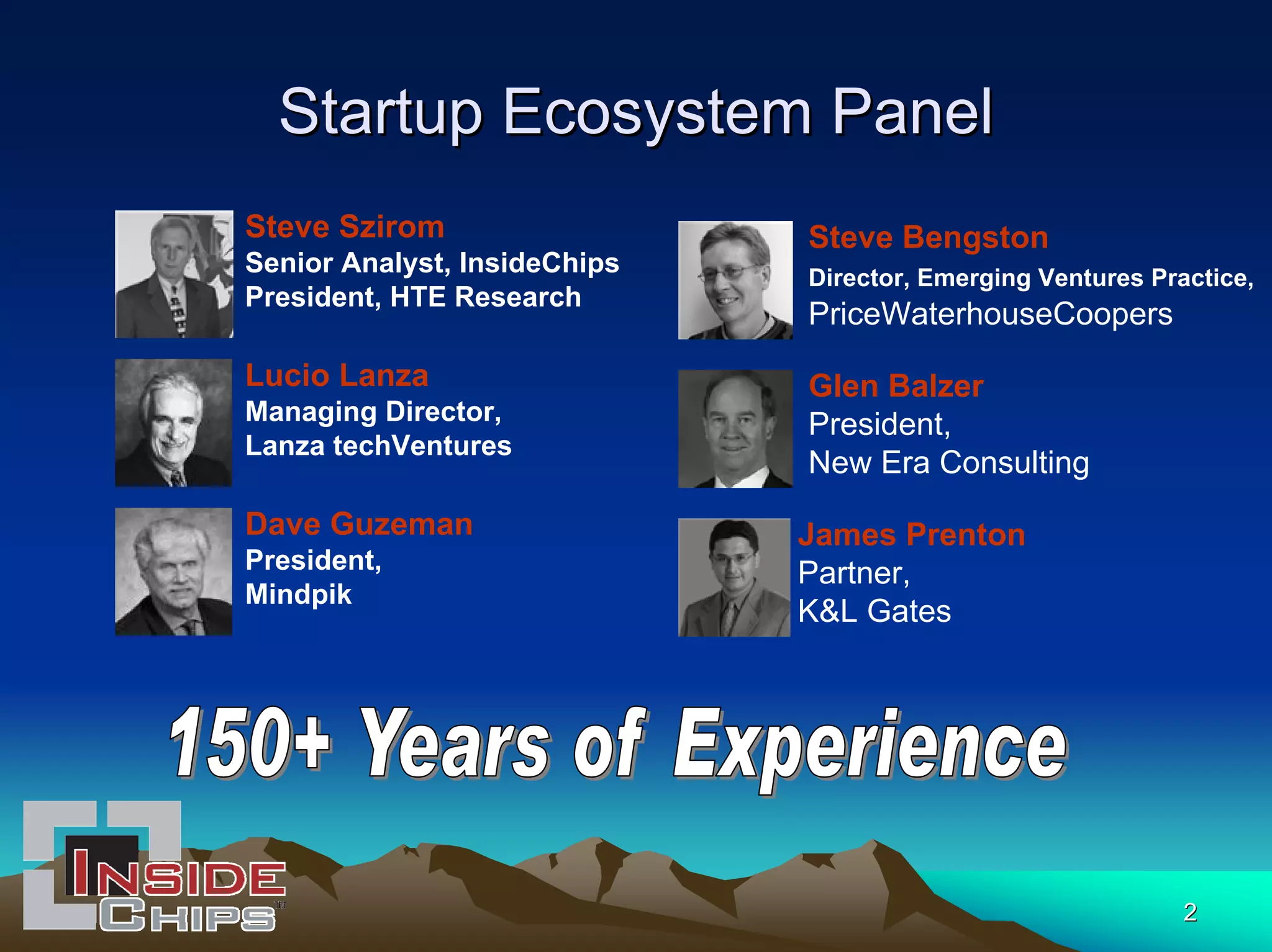 Ecosystem Environment for Starting a Semiconductor Company | PPT