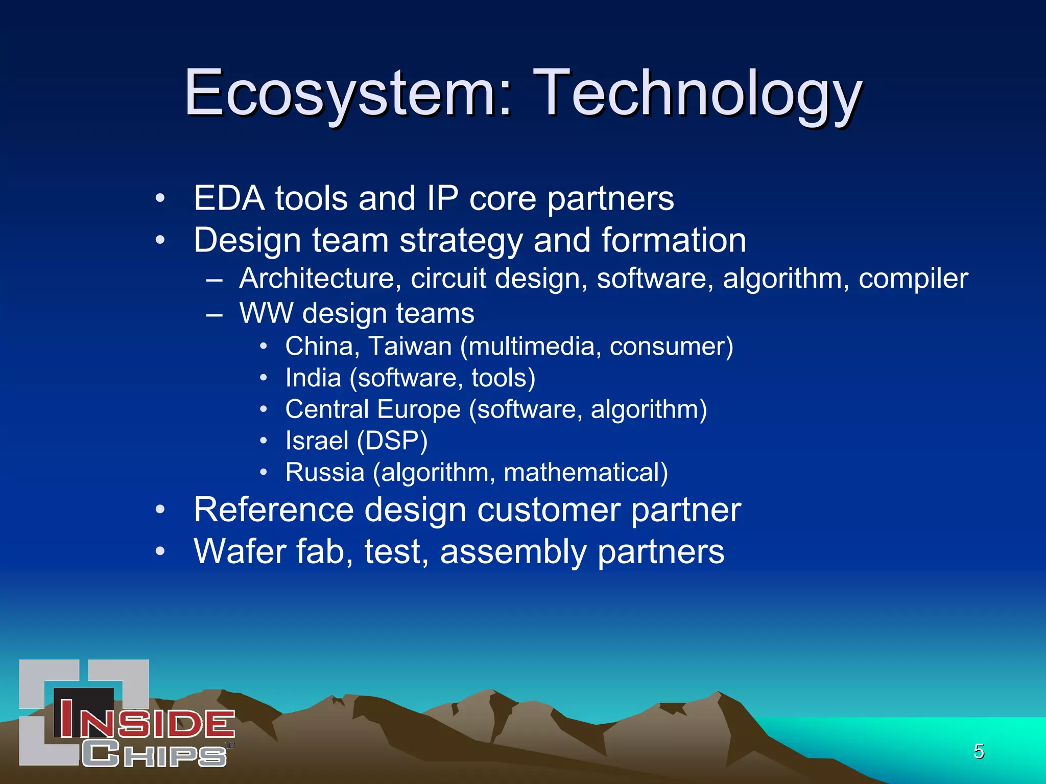 Ecosystem Environment for Starting a Semiconductor Company | PPT