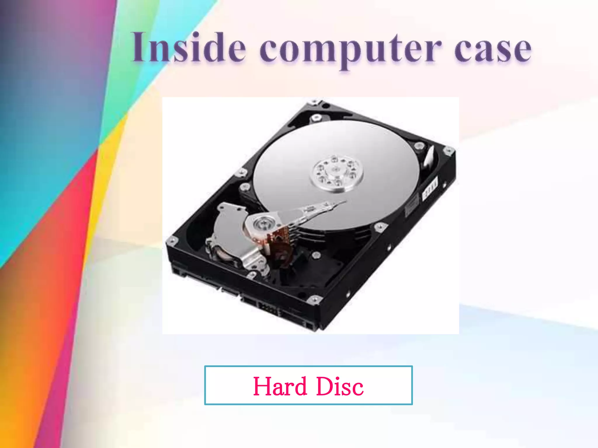 Inside computer case | PPT
