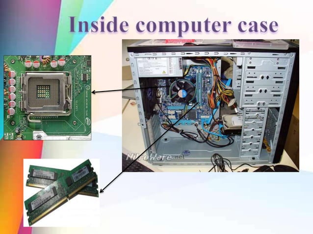 Inside computer case | PPT