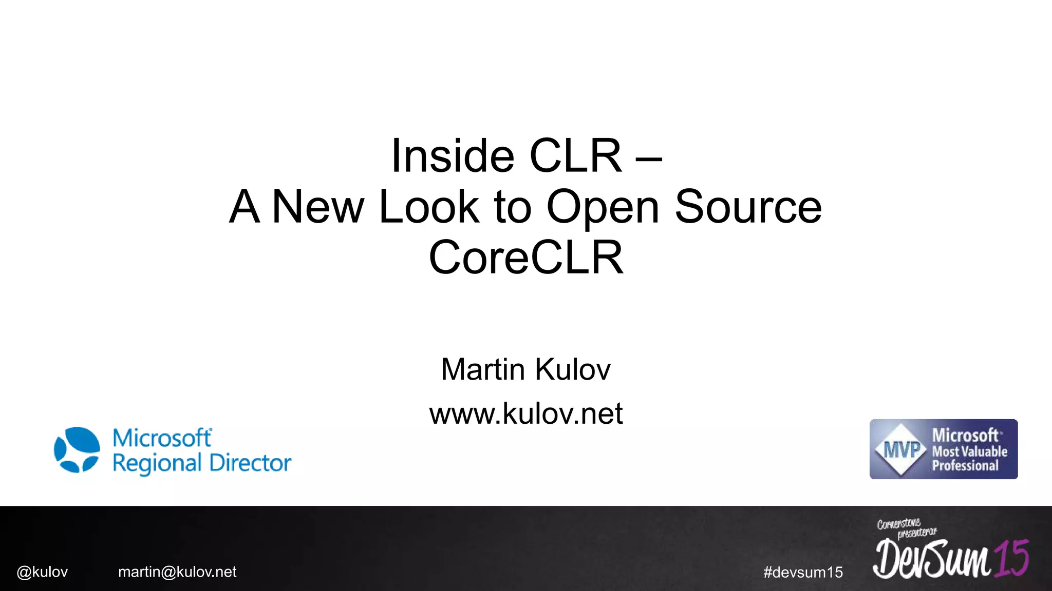 Inside CoreCLR | PPT
