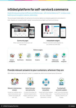 inSided Company Overview | PDF