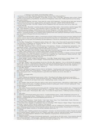 Inside front office dept | DOCX