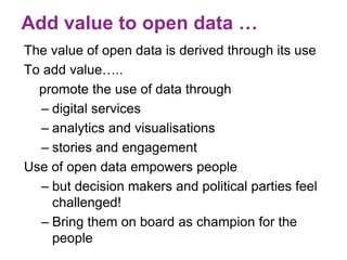 Local open data strategy 2015 03-19 | PPT