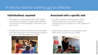 Inside in-service teacher training (RISE) | PPTX