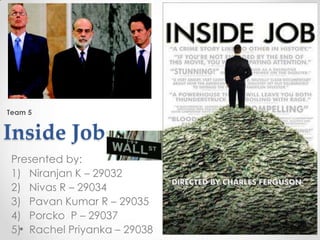 Inside job-movie review-corporate governance | PPTX