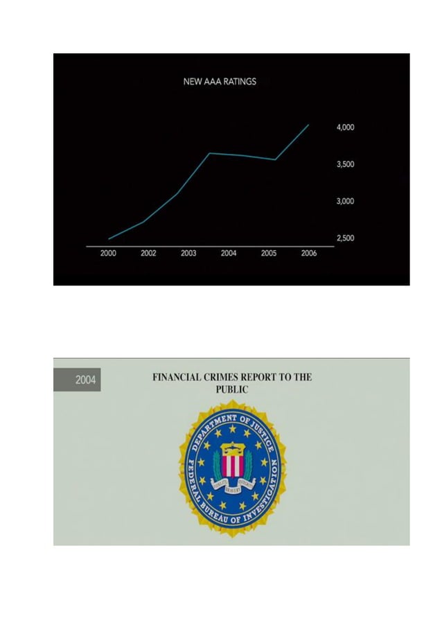 The Economic Crisis of 2008 (US Housing Bubble) - Inside Job Movie | PDF