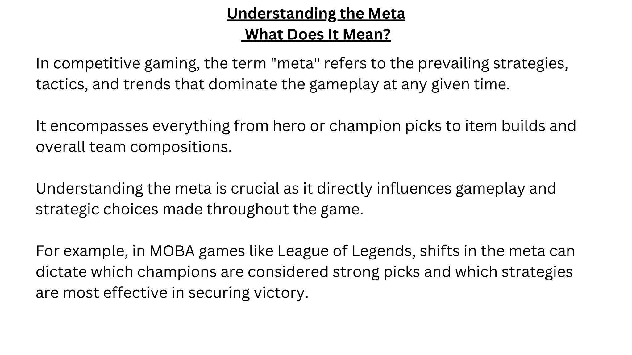Inside Meta the Ever Shifting World of Competitive Gaming | PDF