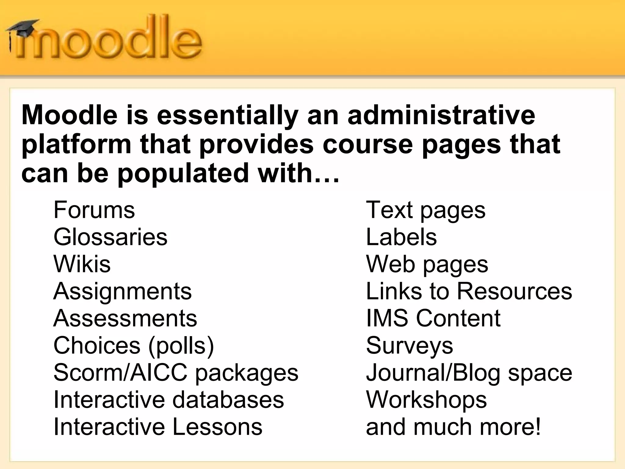 Inside Moodle | PPT