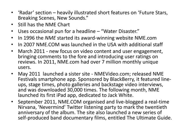 Inside nme and mojo | PPT