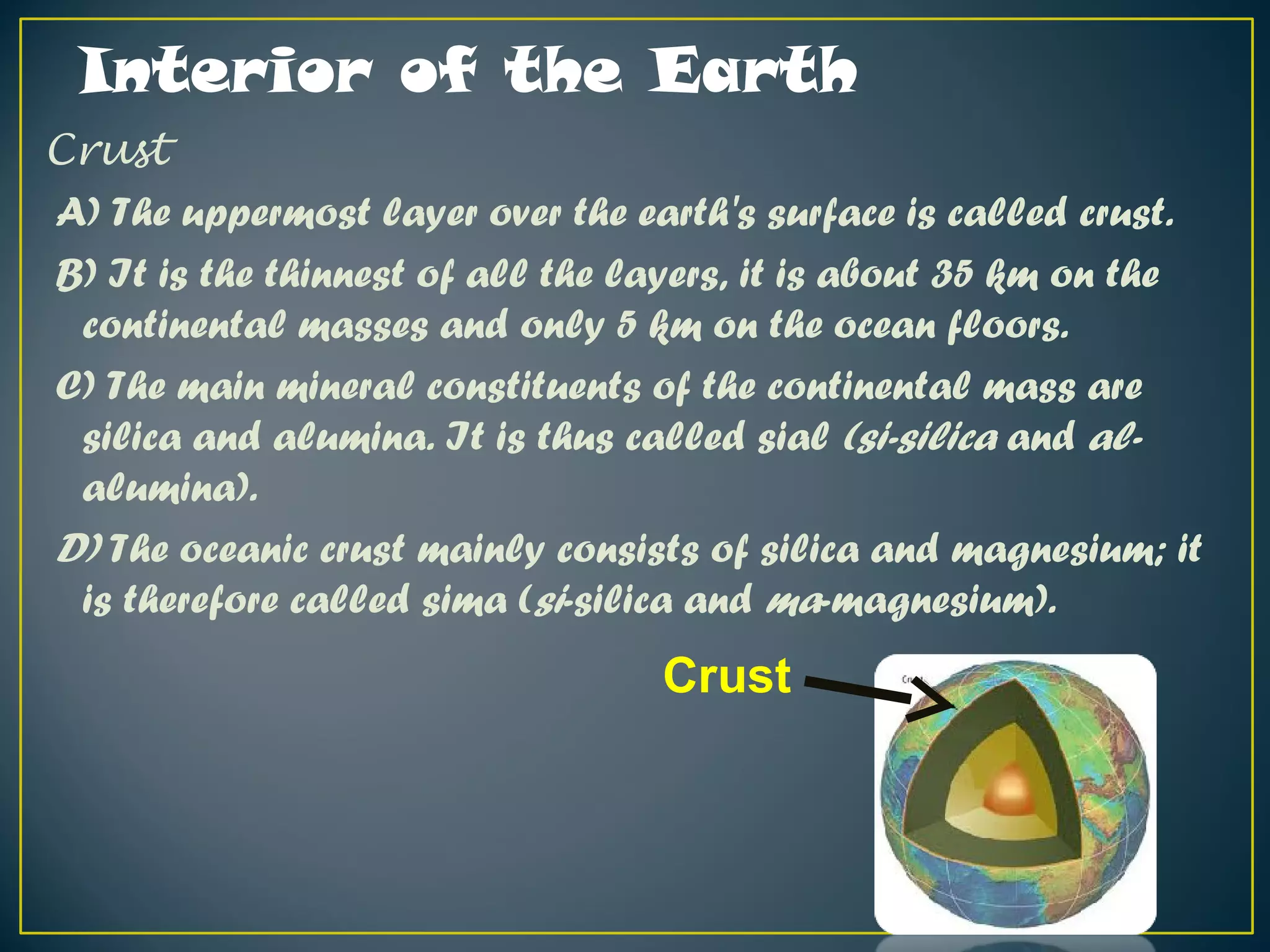 Inside our earth | PPT