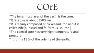 Inside our earth | PPTX