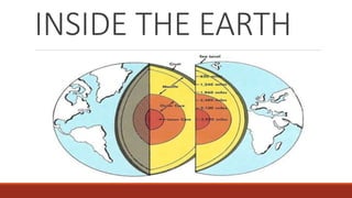Inside our earth | PPTX