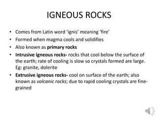 Inside our earth | PPTX