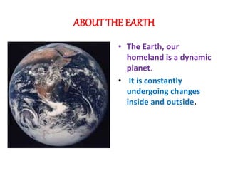 Inside our Earth | PPTX
