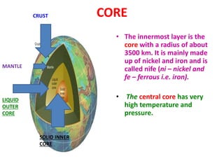 Inside our Earth | PPTX