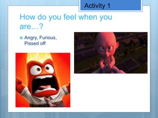 Inside out emotions for 6th primary a1-a2 students. | PPTX