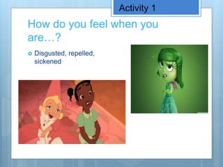 Inside out emotions for 6th primary a1-a2 students. | PPTX