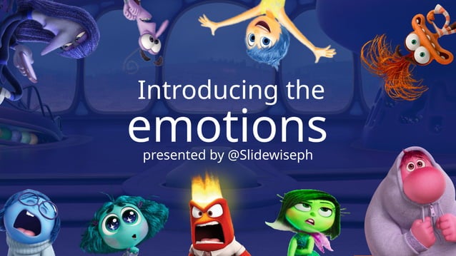 Inside Out Inspired Presentation for Classroom Use | PPT