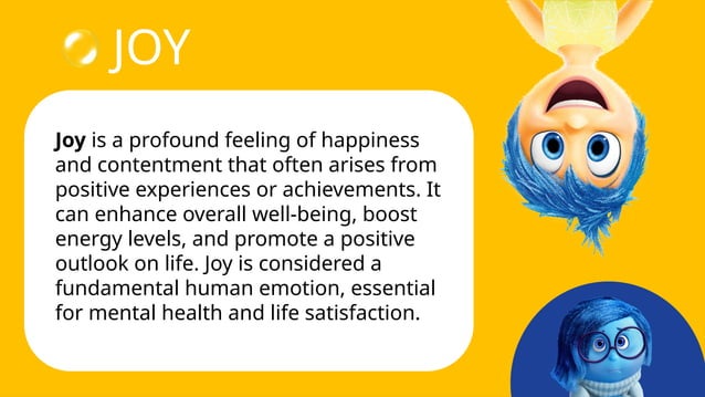 Inside Out Inspired Presentation for Classroom Use | PPT