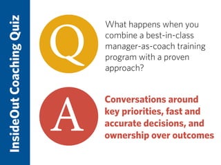 Inside Out Coaching Model