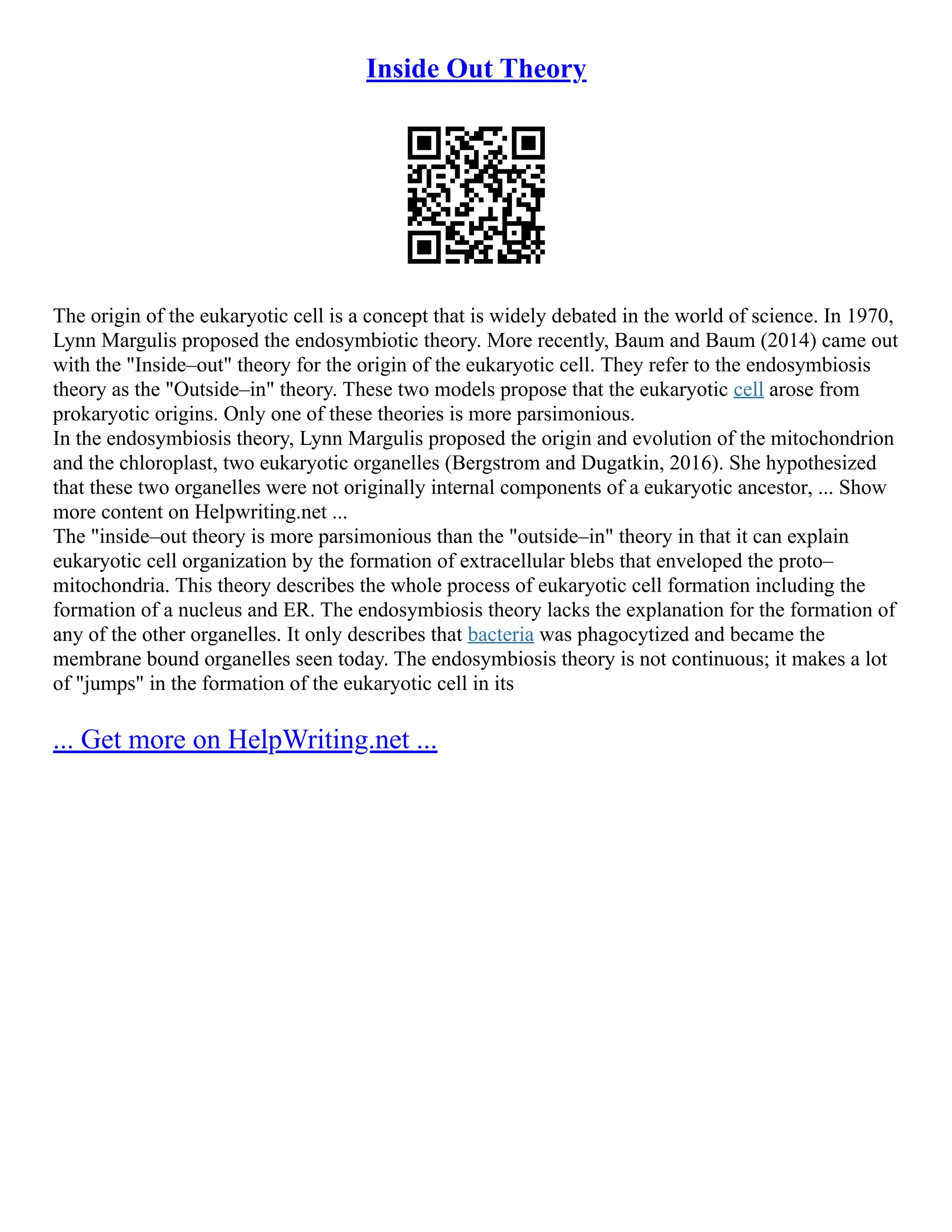 Inside Out Theory | PDF