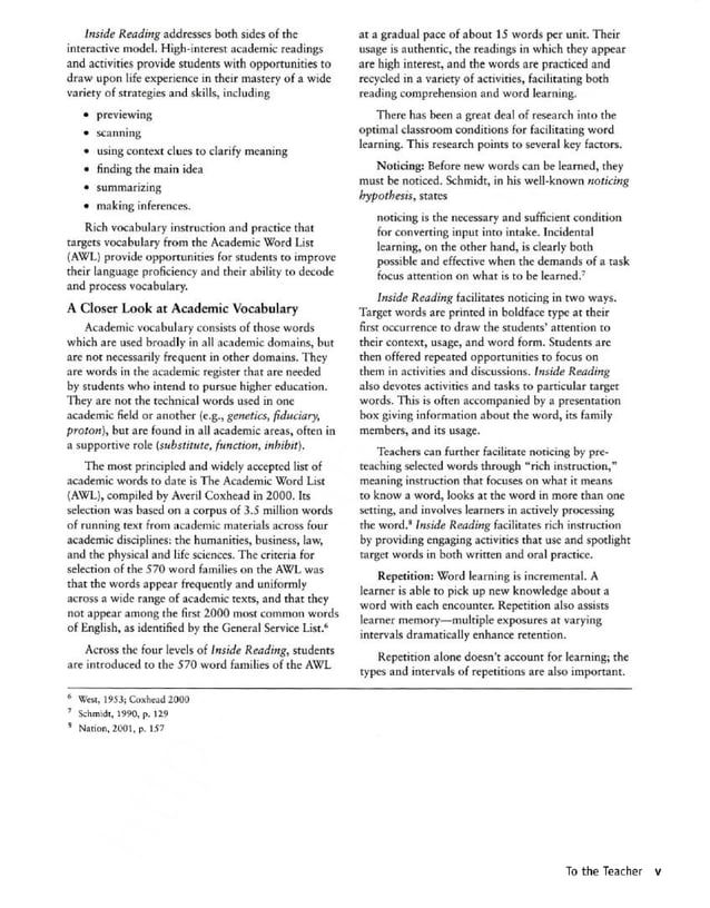 Inside reading 1 instructor's pack | PDF