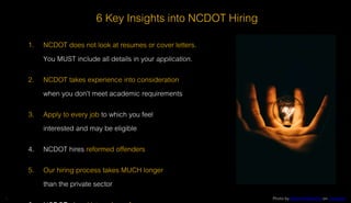 The Insider's Guide to Getting Hired at NCDOT | PPTX