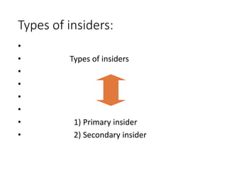 Insider trading | PPT