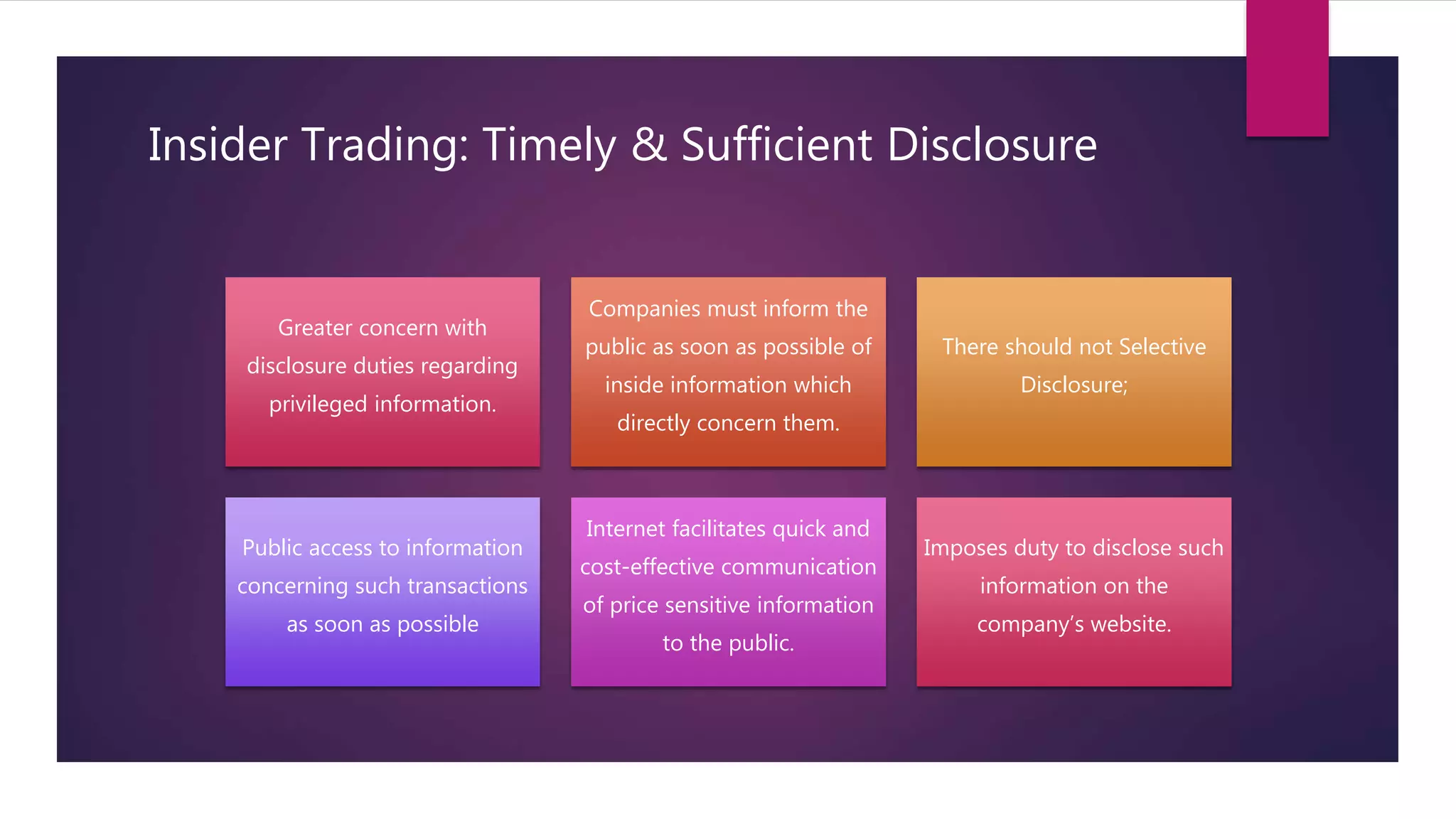 Insider trading complete PPT (SEBI and Case Studies) | PPTX
