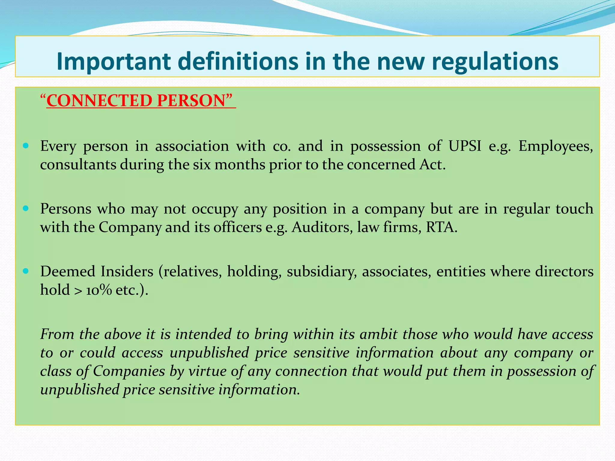 Insider trading final | PPTX