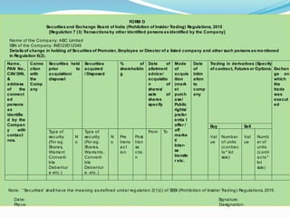 Insider trading final | PPTX | Stocks and Bonds | Personal Investing