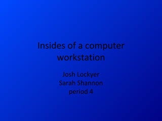 Insides Of A Computer Workstation | PPT