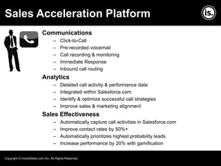 Insidesales.com Overview | PPTX | Email | Internet