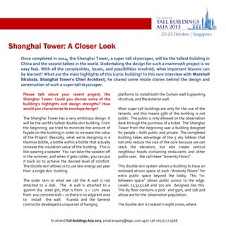 Inside Shanghai Tower - Exclusive interview with Chief Architect ...