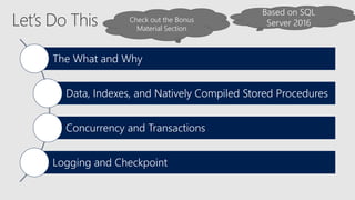 Inside sql server in memory oltp sql sat nyc 2017 | PPT