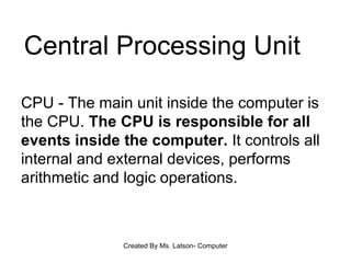 Inside The Computer | PPS