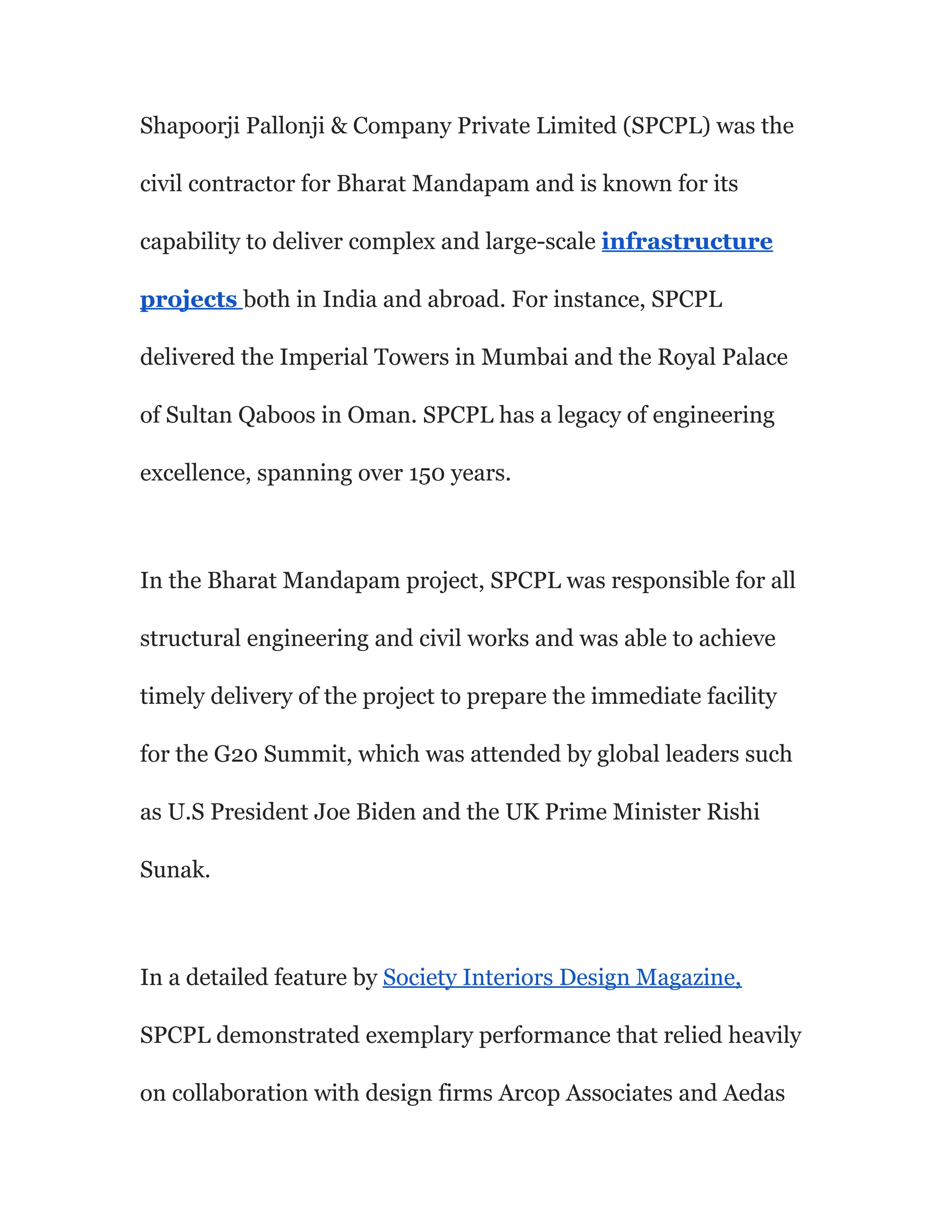 Inside the Construction of Bharat Mandapam_ A Shapoorji Pallonji Masterpiece | PDF