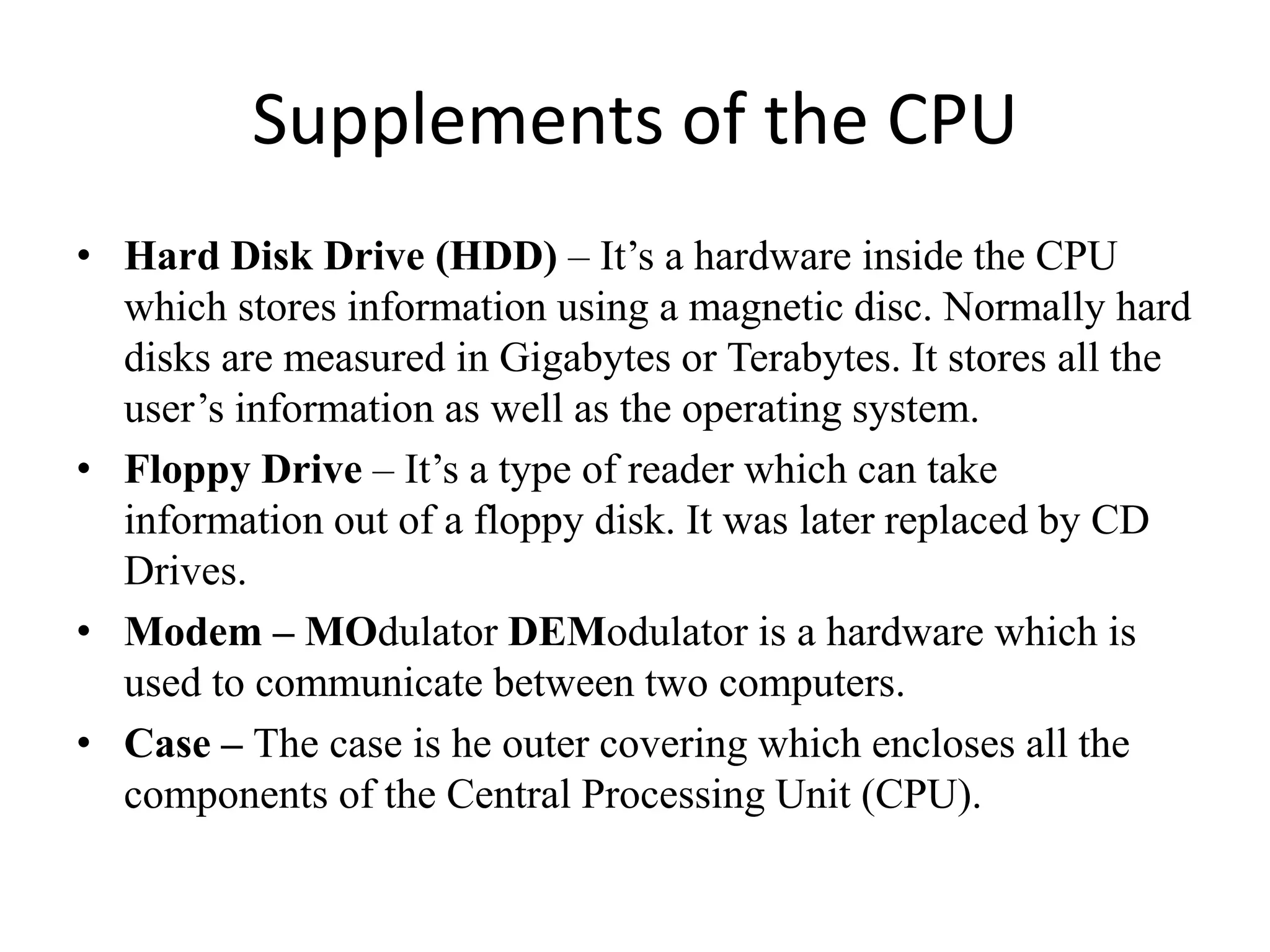 Inside the CPU | PPTX