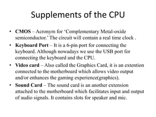 Inside the CPU | PPTX