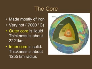 Inside the earth | PPTX | Geology | Science
