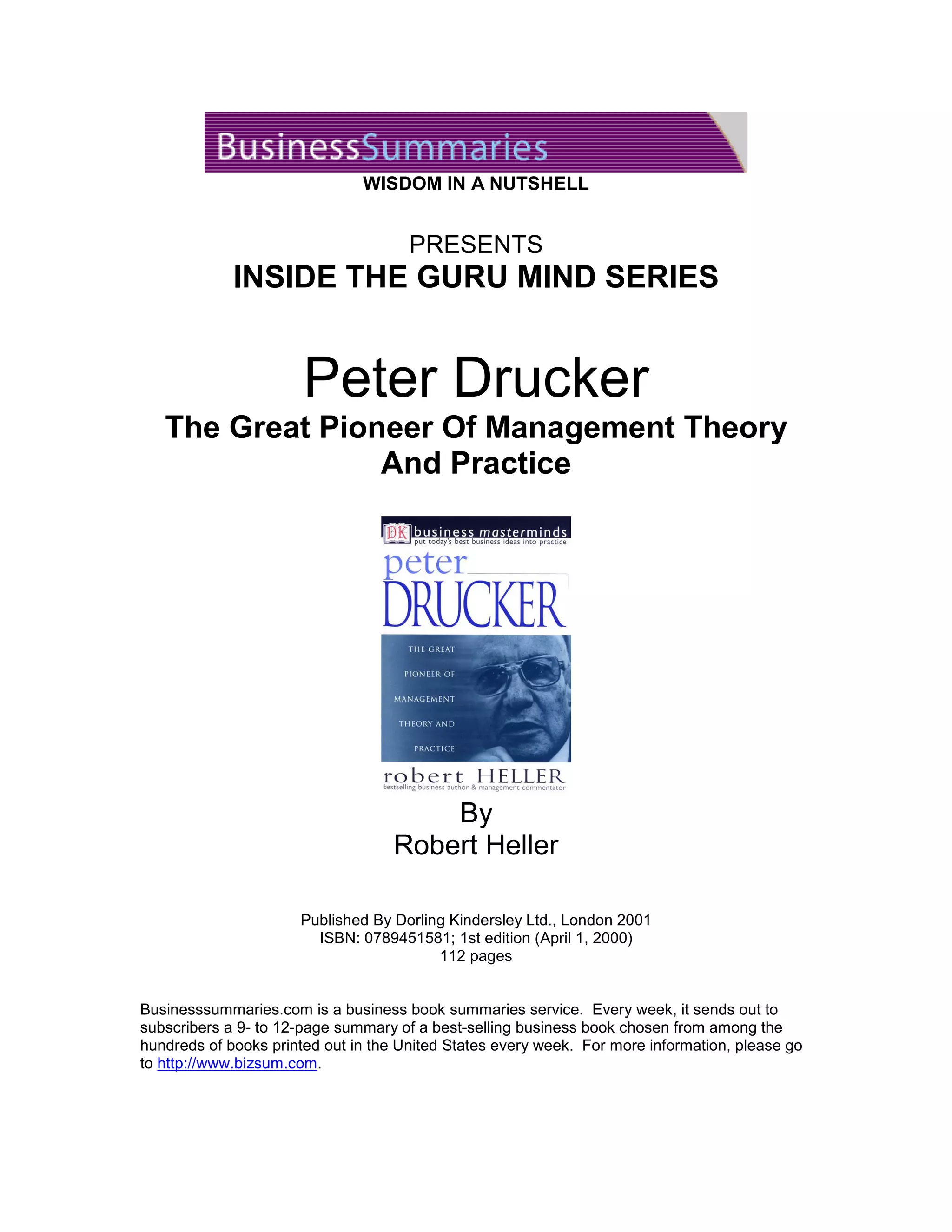 Inside the guru_mind_-_peter_drucker | PDF